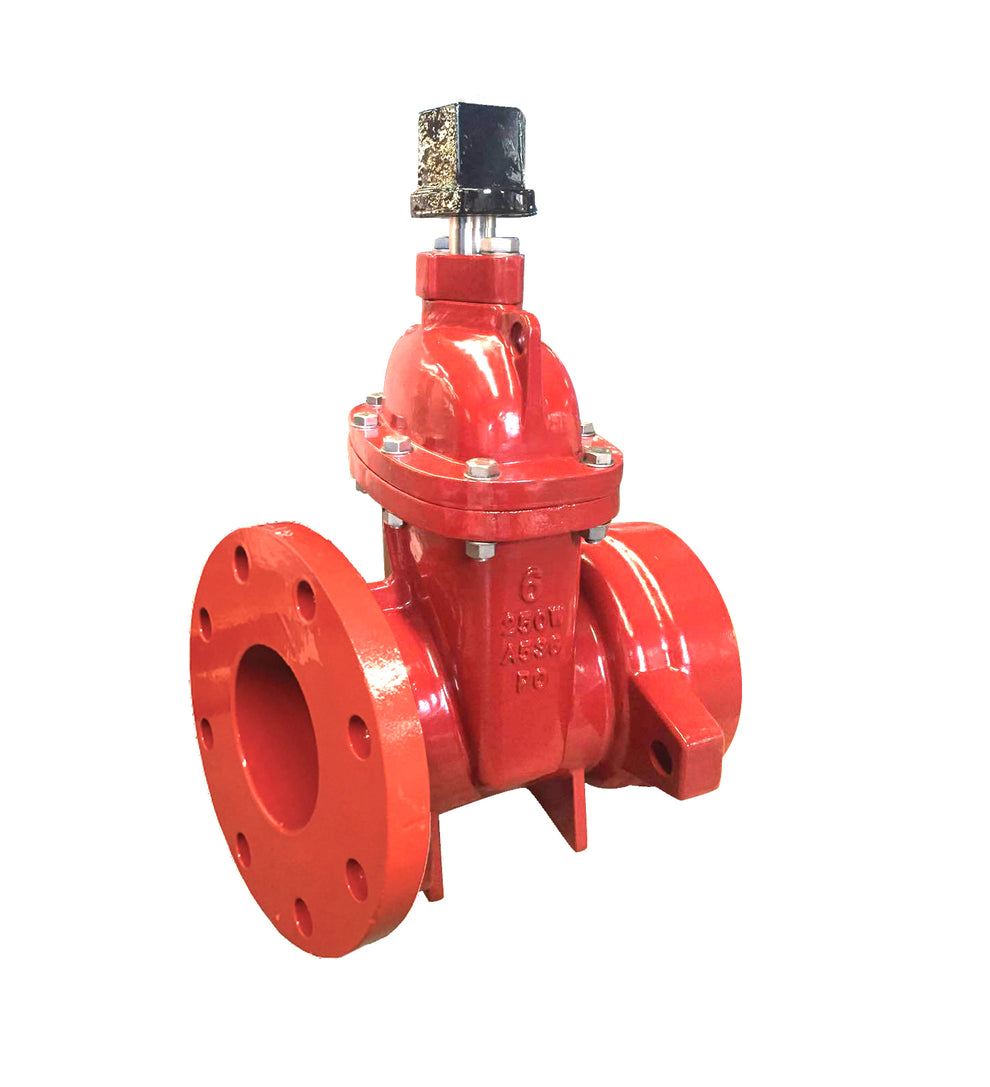 AWWA C509 Push-On x Flanged Joint Resilient NRS Gate Valve (JHZ005 ...