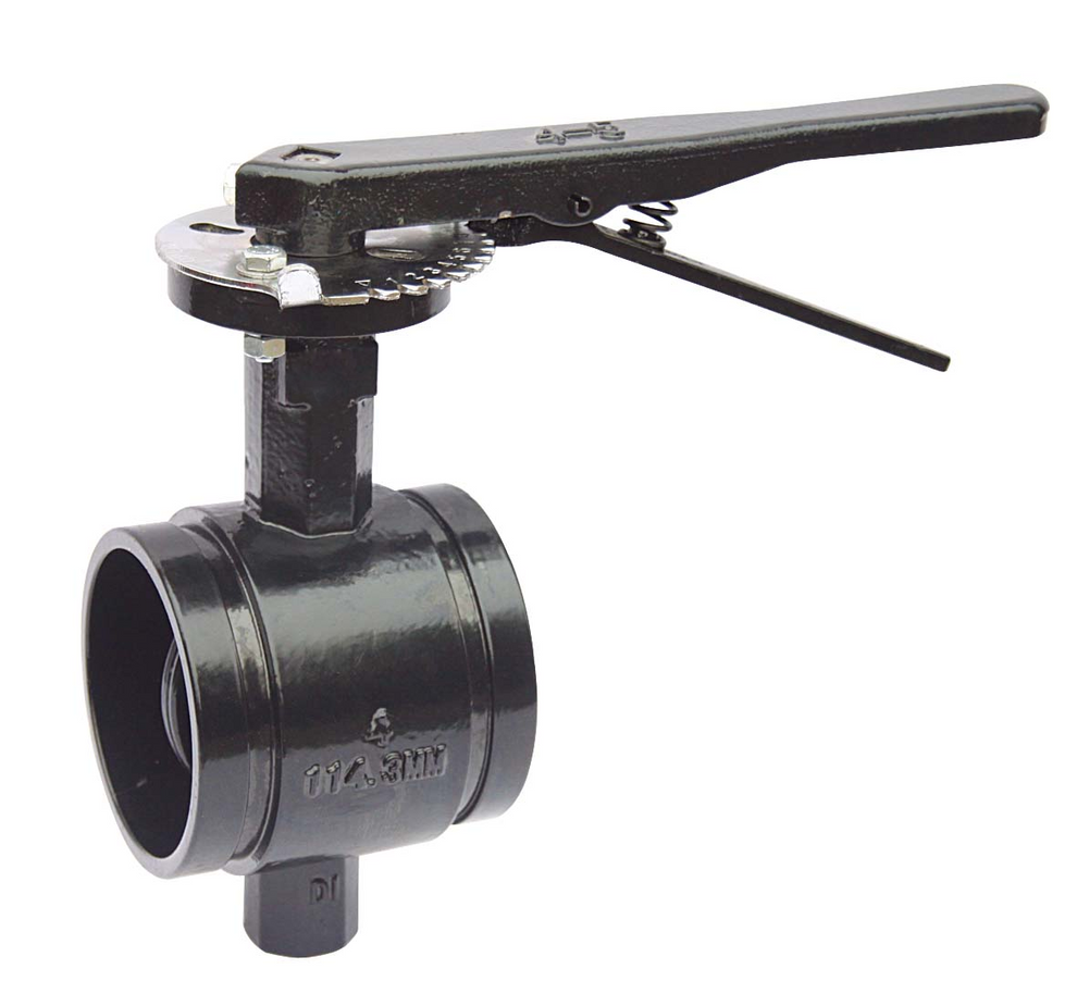 Grooved Butterfly with Lever Handle (JMD81X4-BL) – Kinger Industry Inc